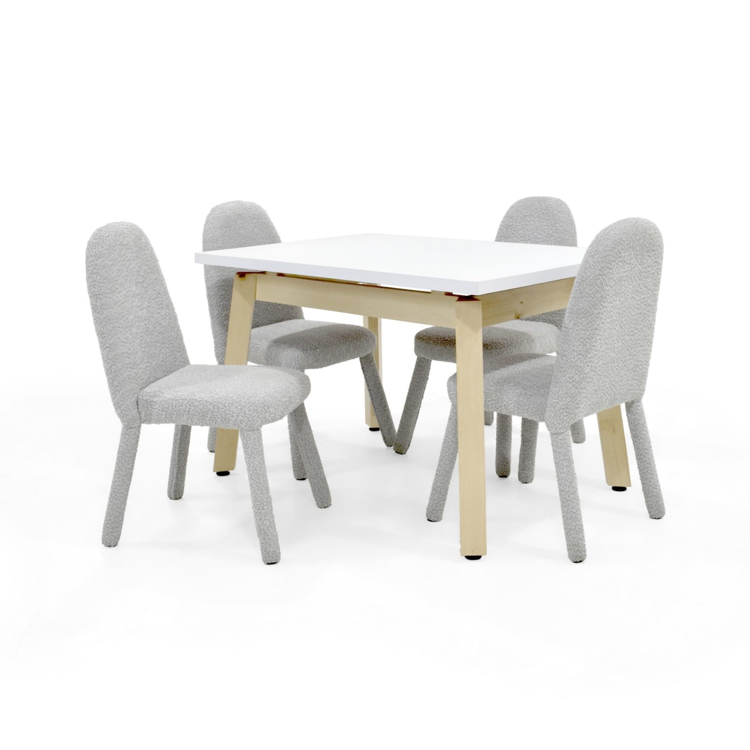 Set de Comedor 4 Puestos Tyrone con Sillas Mollen – Hogar Venecia ...