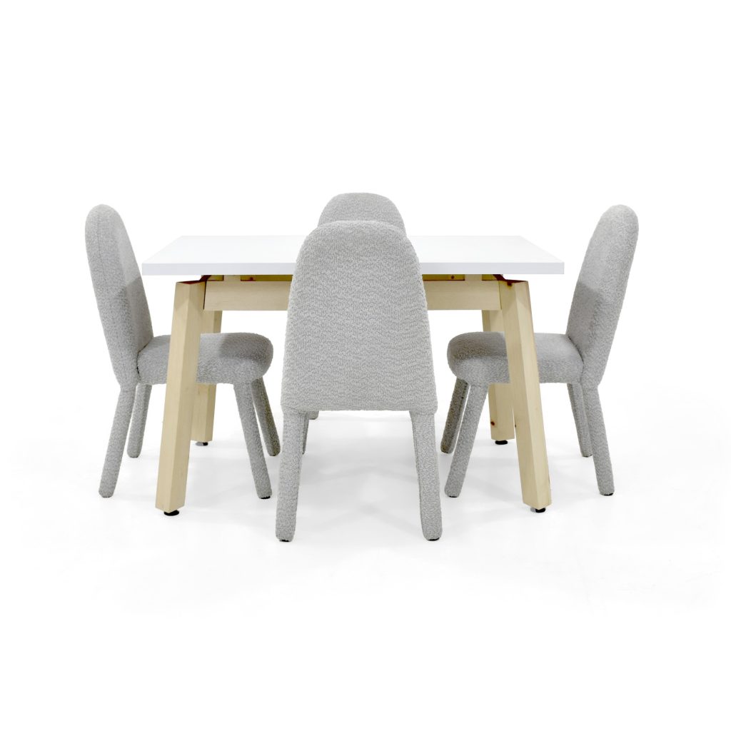 Set de Comedor 4 Puestos Tyrone con Sillas Mollen – Hogar Venecia ...